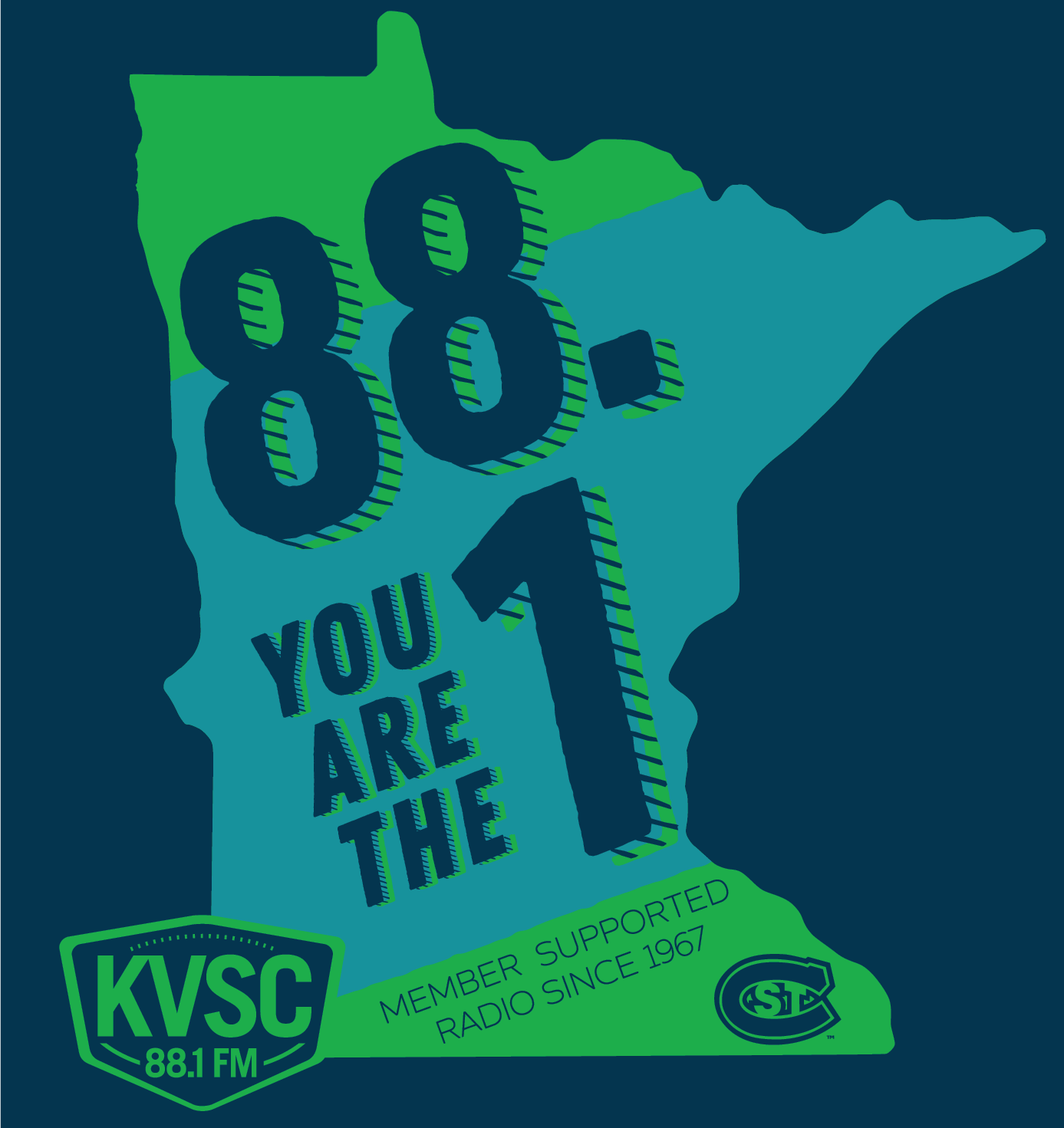 T-SHIRT - KVSC 88.1 FM