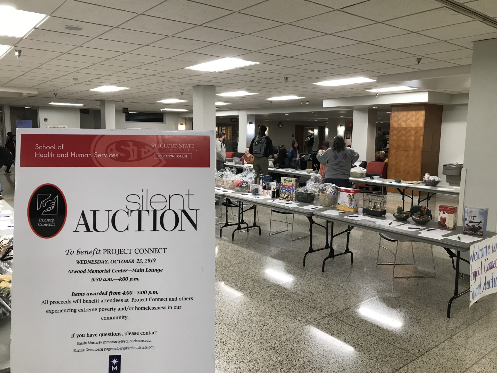 St. Cloud State's Social Work Club Hosts Silent Auction - KVSC 88.1 FM
