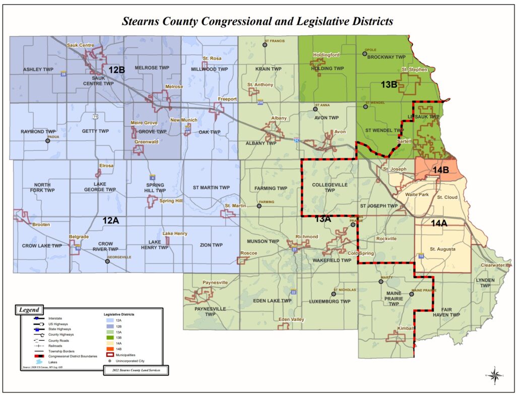 All Set: Stearns County Re-Districting Complete - KVSC 88.1 FM