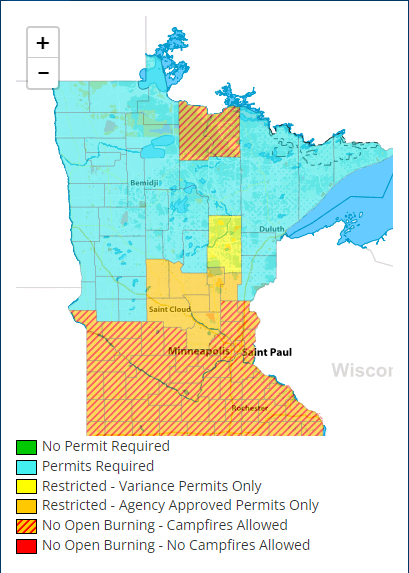 Minnesota DNR Places Burning Bans Across The State Due to Dry ...