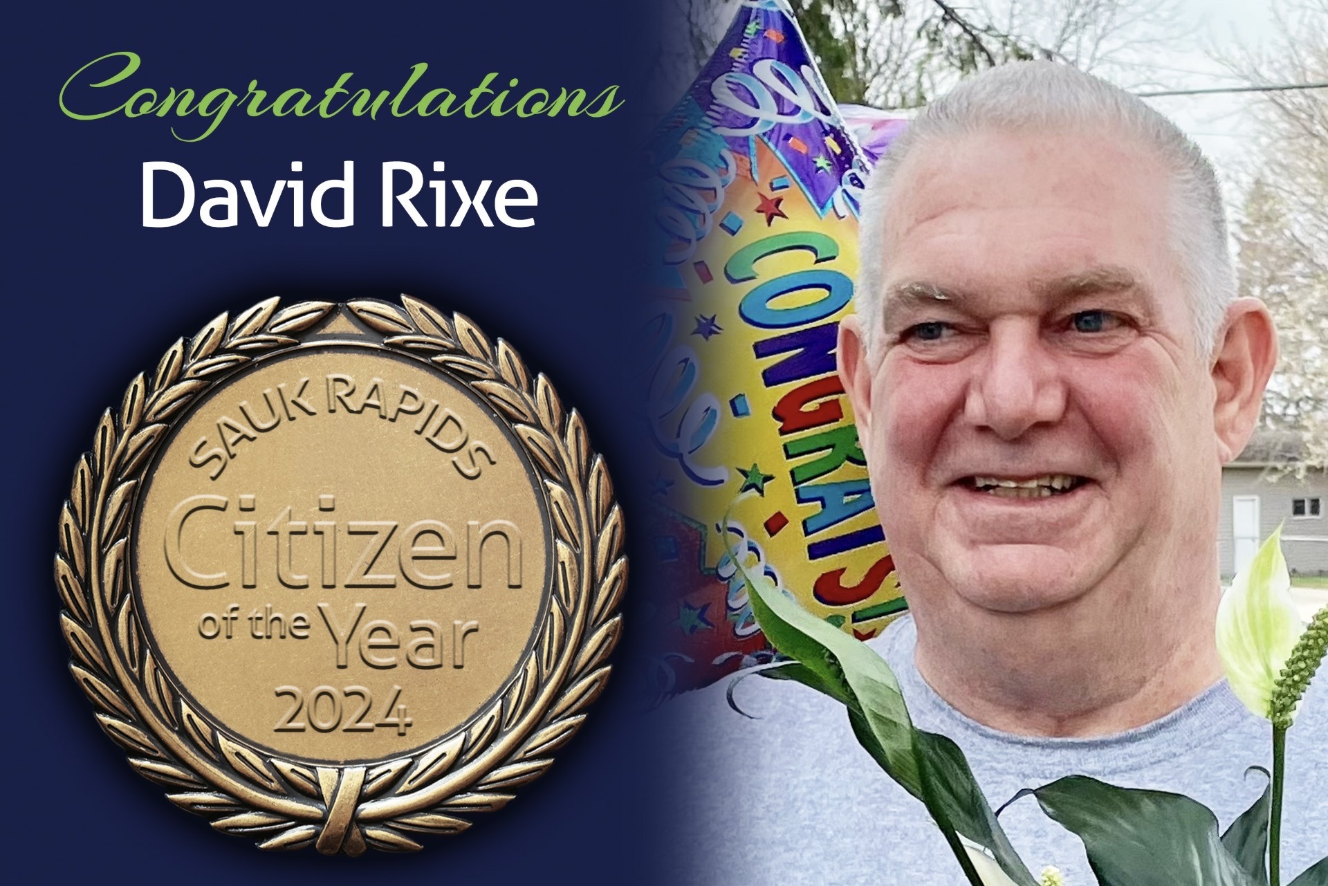 The City of Sauk Rapids names David Rixe as 2024 Citizen of the Year ...