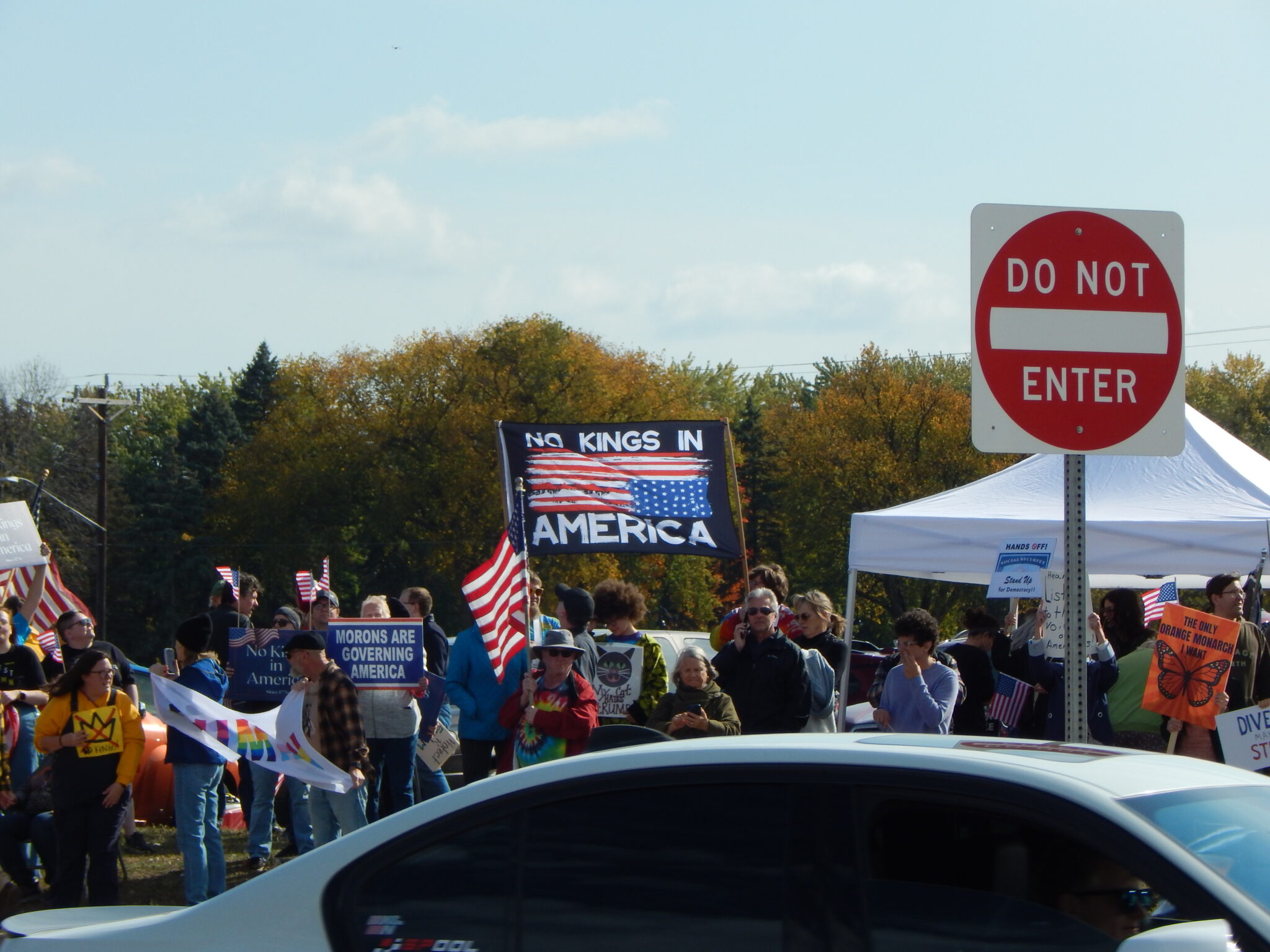 Over 6,000 people participate in St. Cloud "No Kings" rally - KVSC 88.1 FM